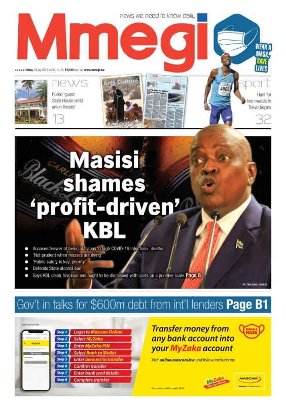 Mmegi 20210723 :: Mmegi Online