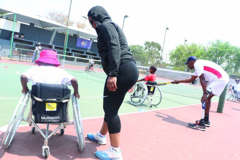 Locals embrace wheelchair tennis :: Mmegi Online
