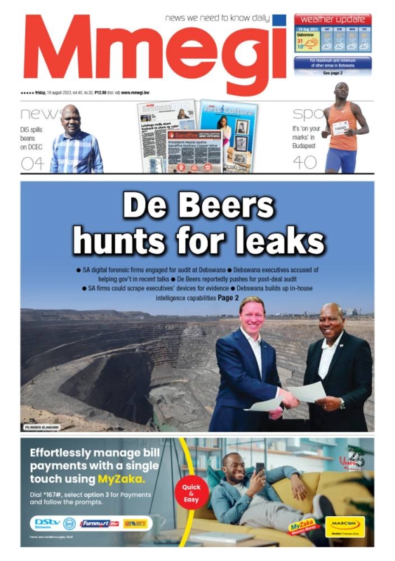 cover pages :: Mmegi Online