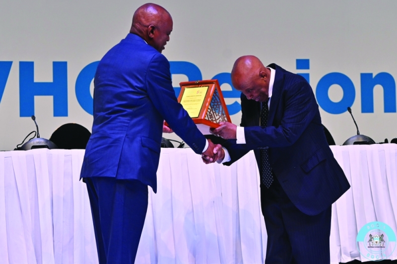 WHO honours Mogae :: Mmegi Online