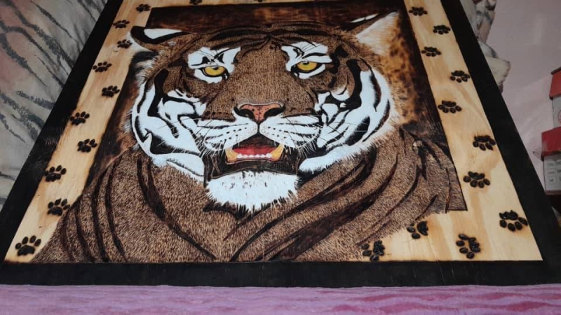 Matlapeng uses fire for drawing :: Mmegi Online