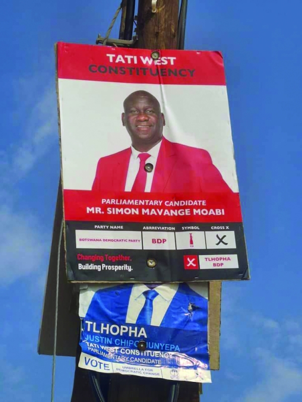 Tati West political poster wars erupt :: Mmegi Online