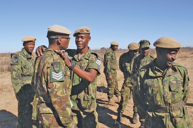 BDF fight over US army uniform :: Mmegi Online