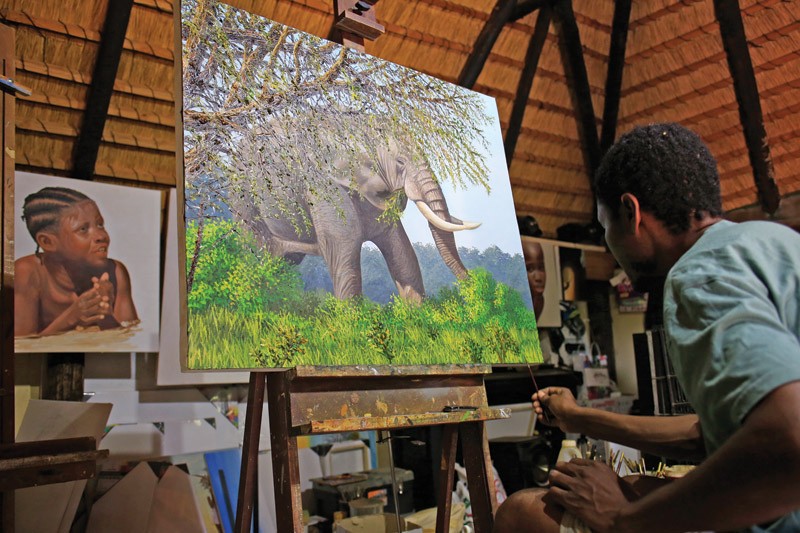 Relentless: Wilson Ngoni's brush on another level :: Mmegi Online